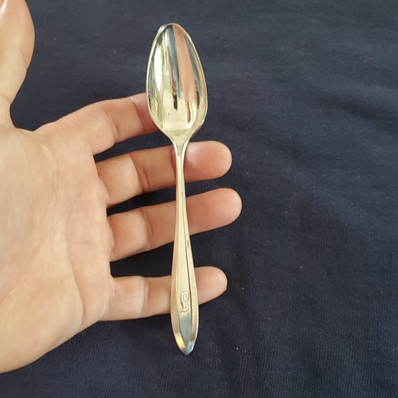 Dining | Vintage Community Silver Plate Spoon Monogram T Excellent ...